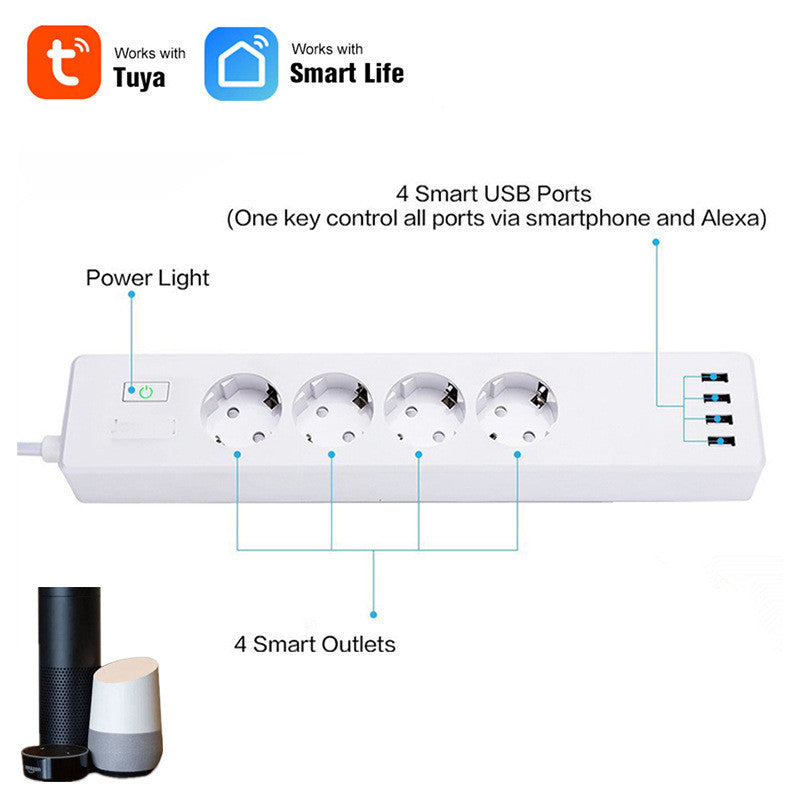 Tuya Smart Power Strip – MagicTap™